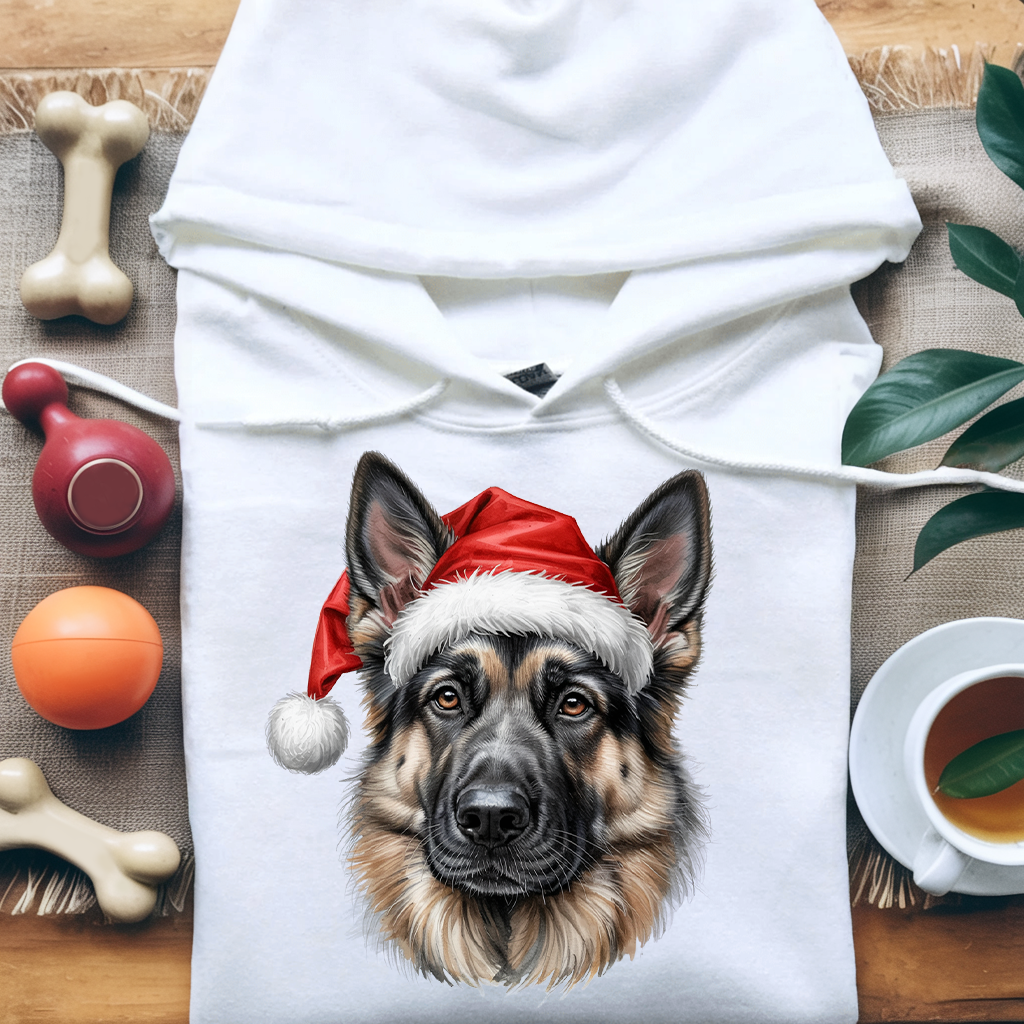 Merry German Shepherd Hoodie – Furry Stitch