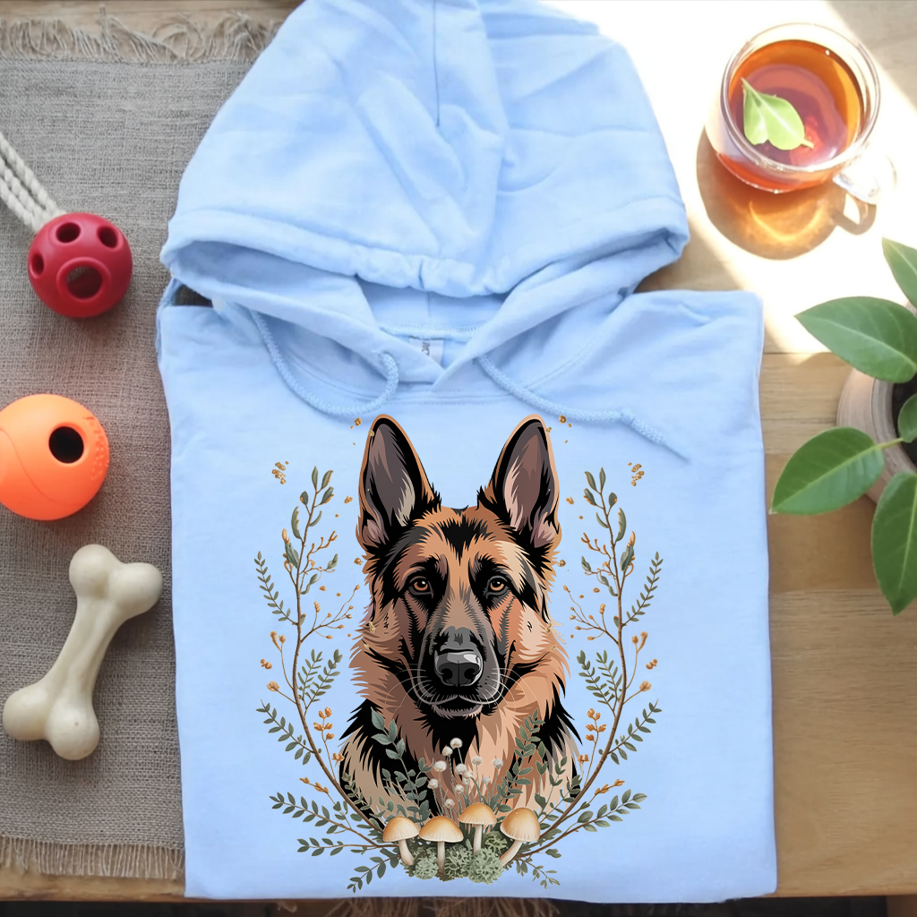 Bohemian German Shepherd Hoodie – Furry Stitch