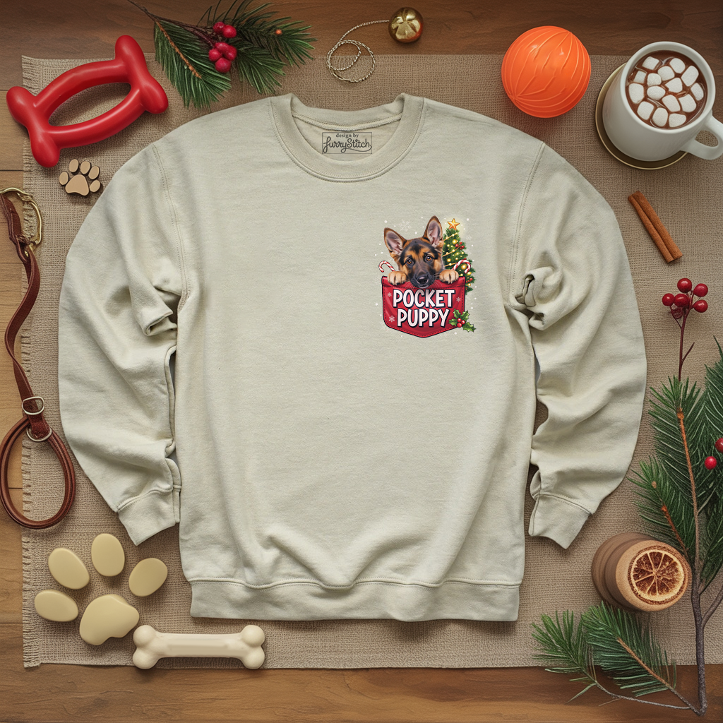 Pocket GSD Sweatshirt – Furry Stitch